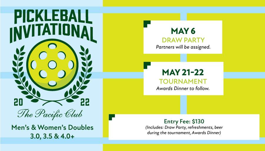 Pickleball Invitational Registration - The Pacific Club